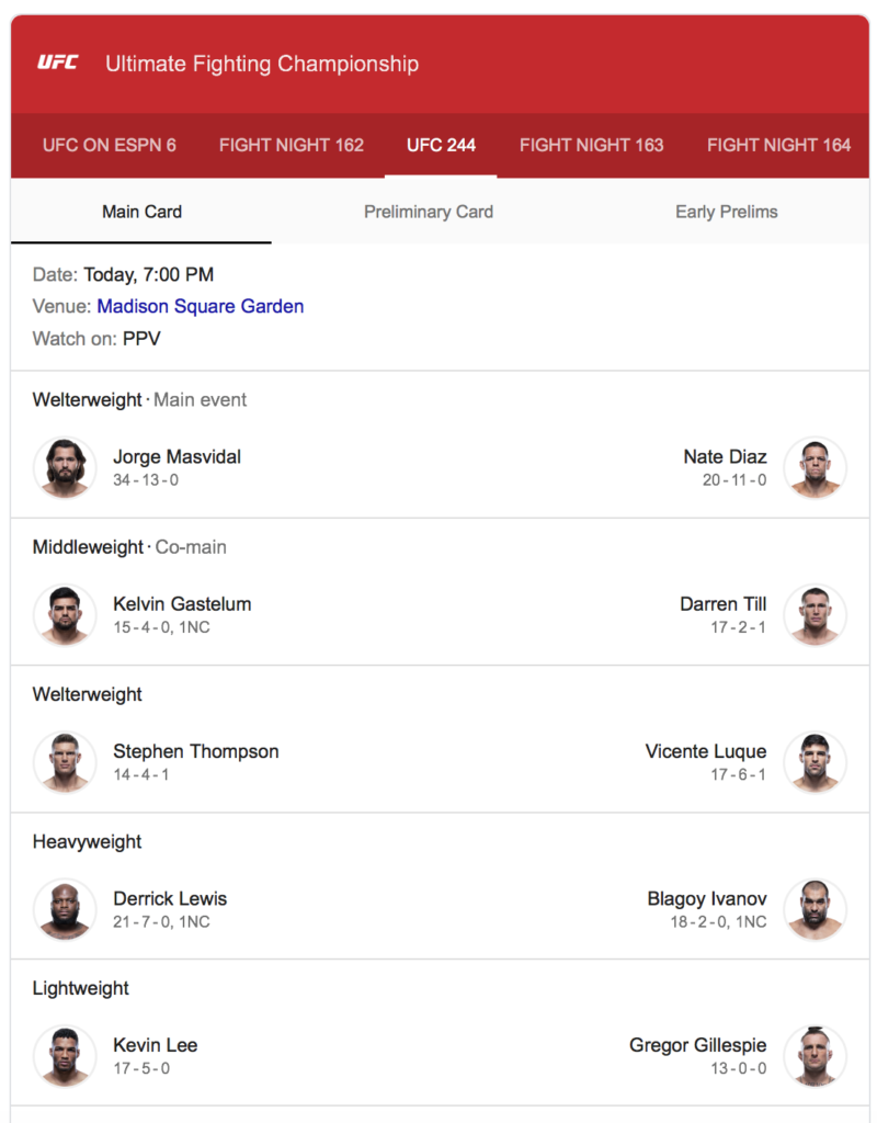 UFC 244 Fight Card - 30 DAYS FREE American Jiu Jitsu San Diego30 DAYS ...